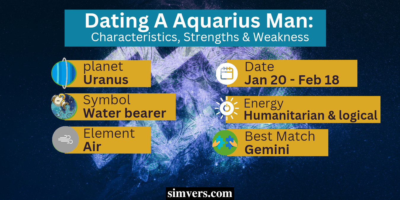 Dating an Aquarius Man: Strengths & Weaknesses (Full Guide)