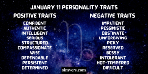 January 11 Zodiac: Birthday, Personality, & More (A Guide)