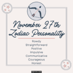 November 27 Zodiac: Birthday, Personality & More (Full Guide)